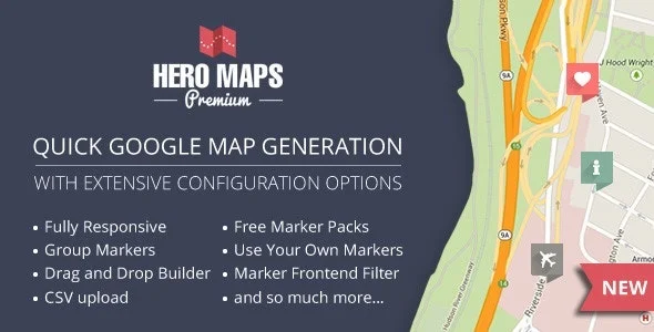 Hero Maps Premium nulled plugin 2.3.9 Free Download | WP Nulled Pro